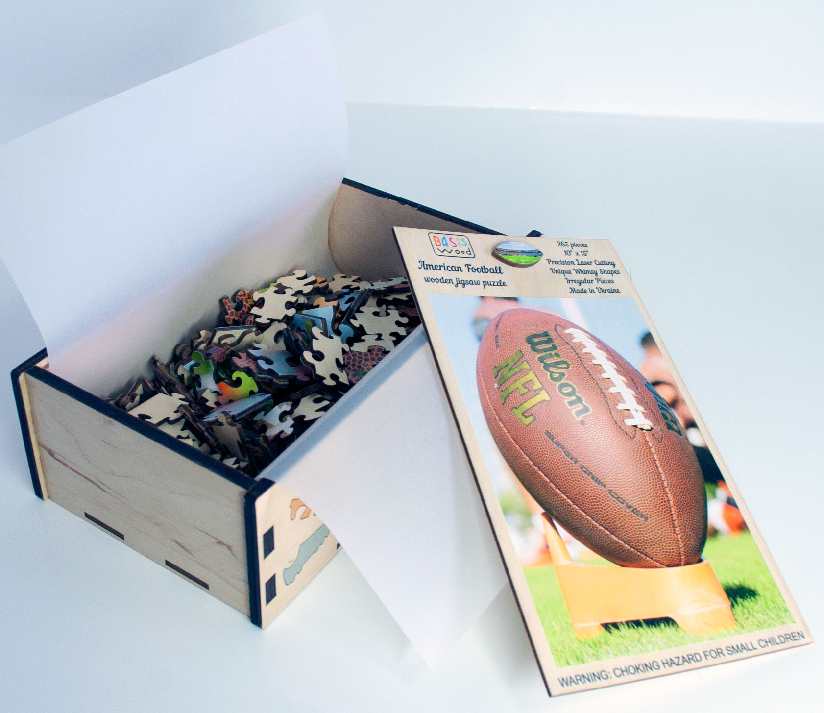 Wooden Jigsaw Puzzles – American Football – BasisWood